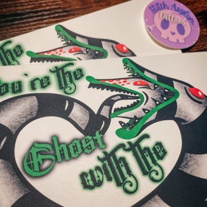 Sandworm Greeting Card | Beetlejuice Anniversary Valentines Birthday ...