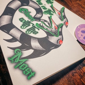 Sandworm Greeting Card | Beetlejuice Anniversary Valentines Birthday ...