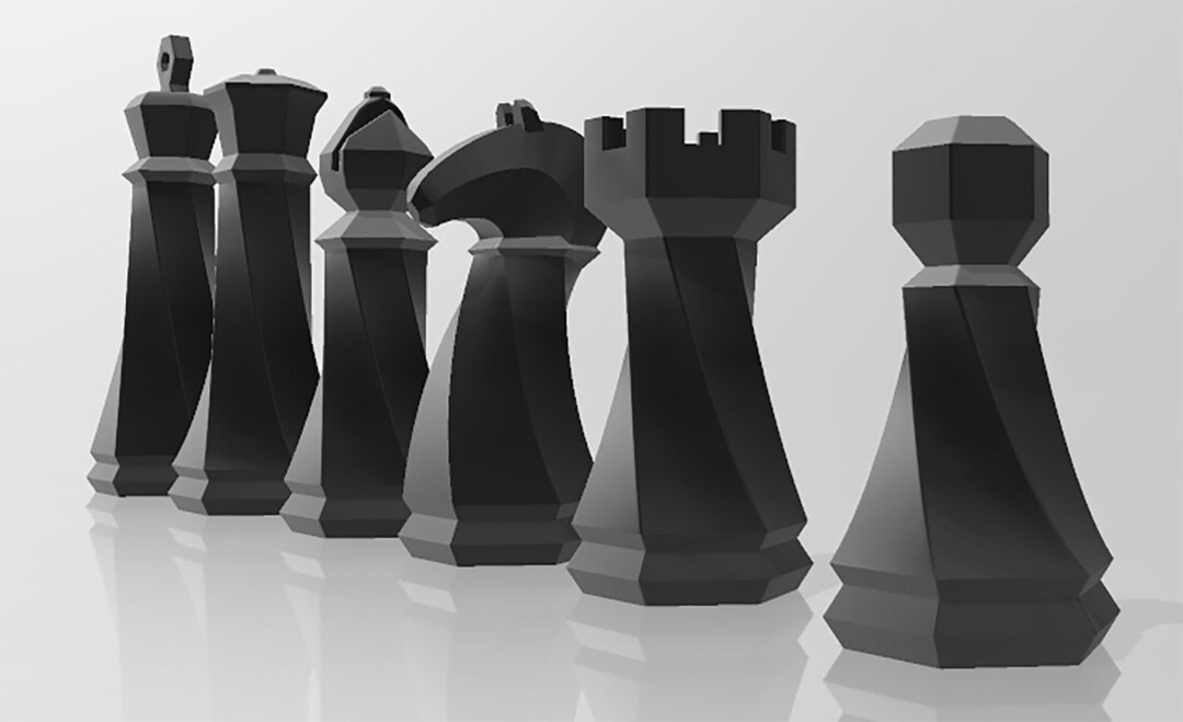 Hexagon Themed Chess Set Made From Plant-based Polymer Resin - Etsy