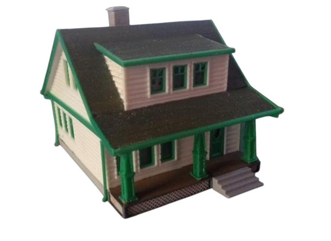 HO / N Scale Farm / Mountain House Kit for Train Layouts / Dioramas ...