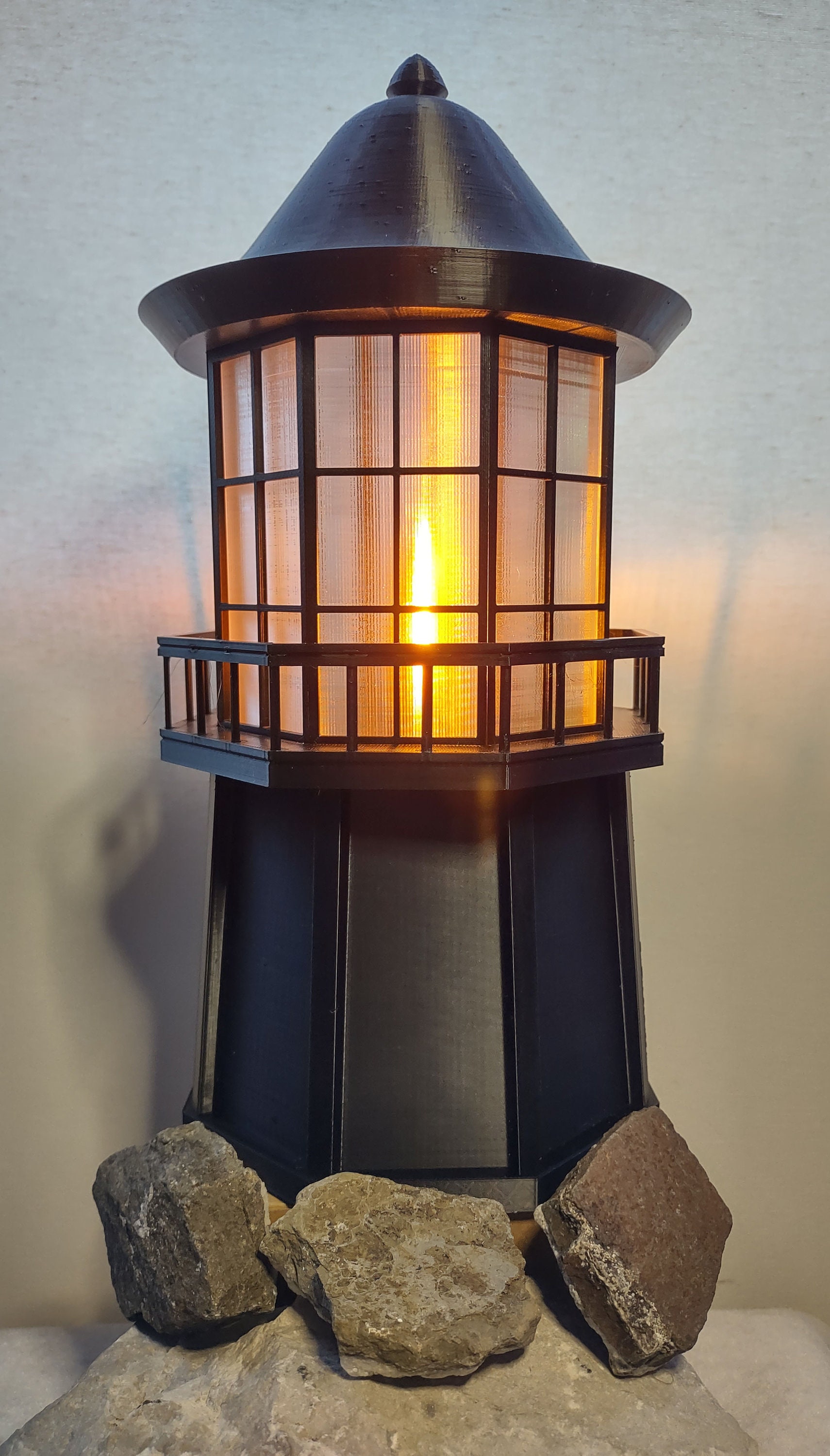Mystical Lighthouse Desk/table Lamp with Secret Storage - Etsy