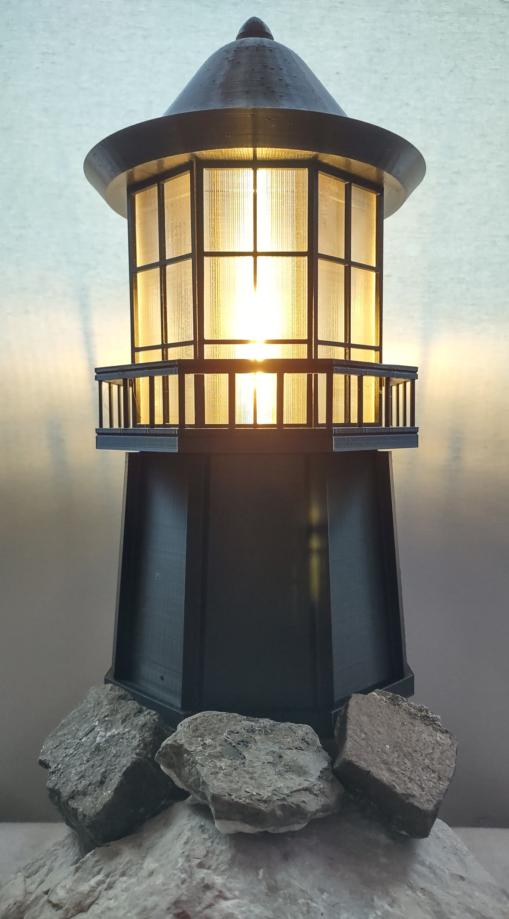 Mystical Lighthouse Desk/table Lamp with Secret Storage - Etsy
