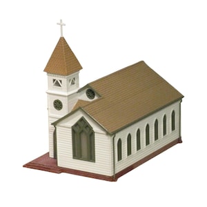 HO / N Scale Church Model Kit for Train Layouts / Dioramas / Sets - Etsy