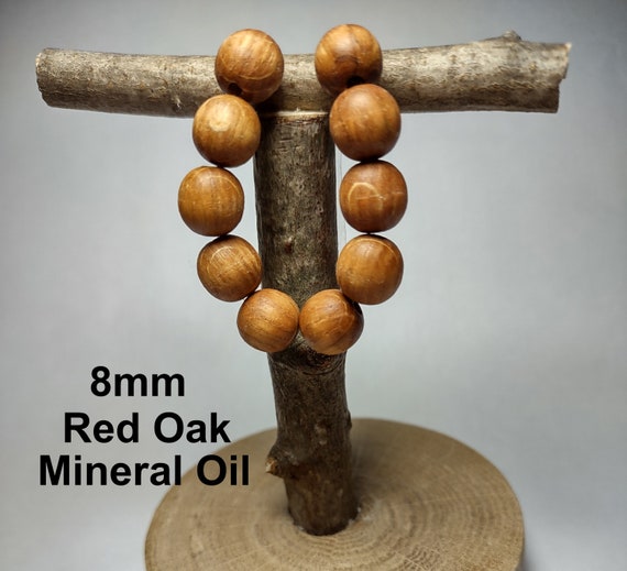 Handmade Natural Oak Wood Beads 8mm 10mm 12mm 14mm - Etsy