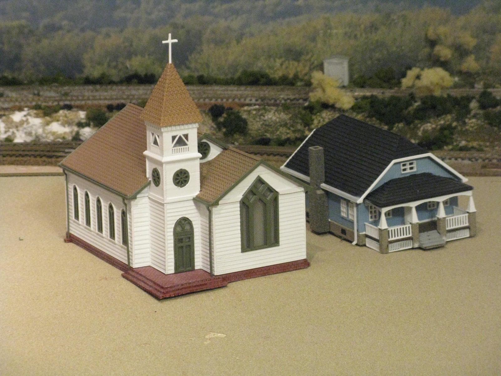 HO / N Scale Church Model Kit for Train Layouts / Dioramas / Sets - Etsy