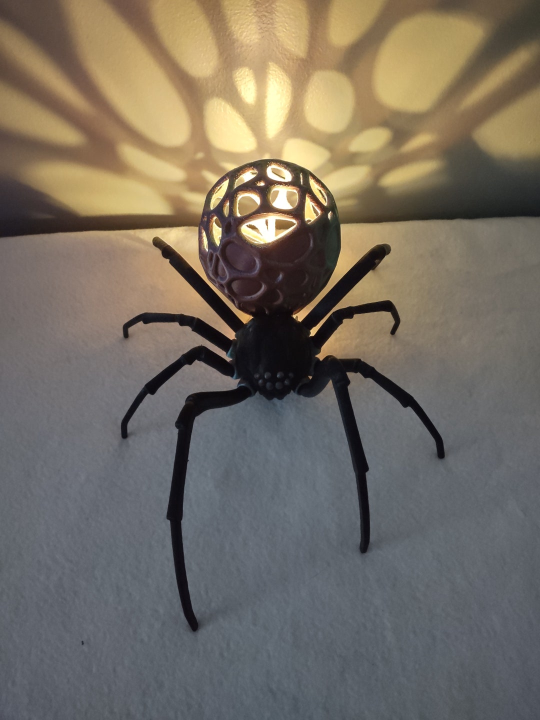 Big Spider Table/desk/wall Lamp Halloween - Etsy