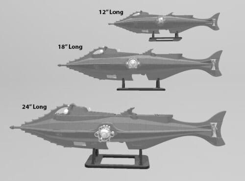 New & Improved ***the Nautilus DIY Model Kit W/ Hollow Hull - Etsy