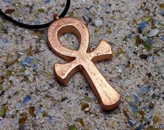 Copper Ankh Necklace - Etsy