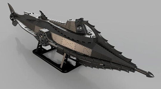 New & Improved ***the Nautilus DIY Model Kit W/ Hollow Hull - Etsy