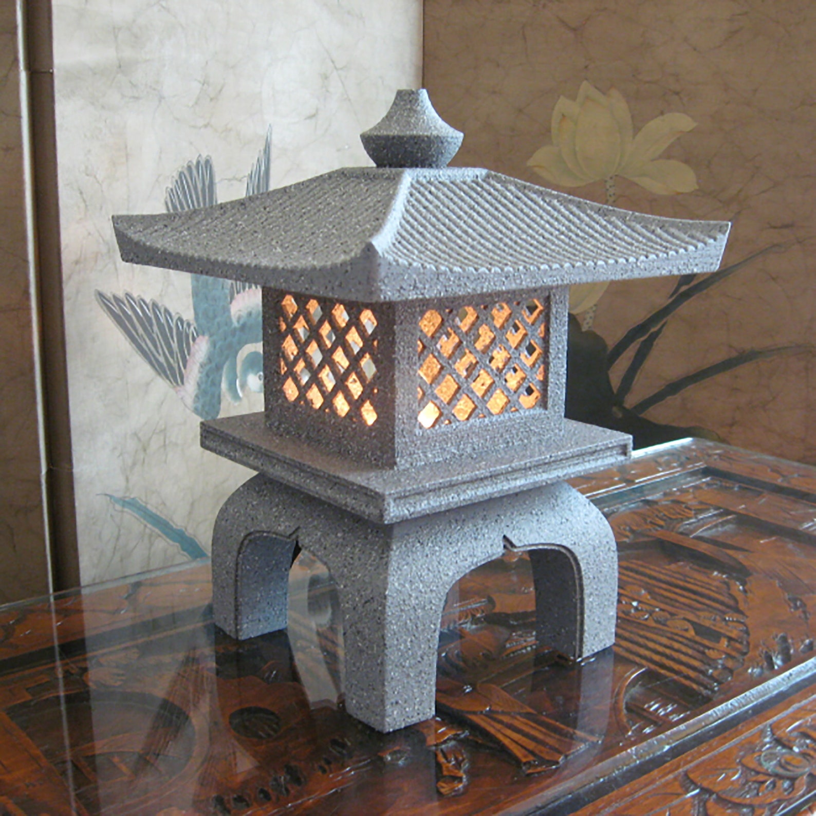 Indoor or Outdoor Japanese Garden Lantern Lamp - Etsy