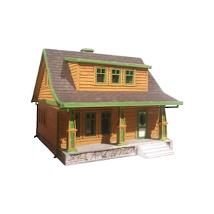 HO / N Scale Farm / Mountain House Kit for Train Layouts / Dioramas ...