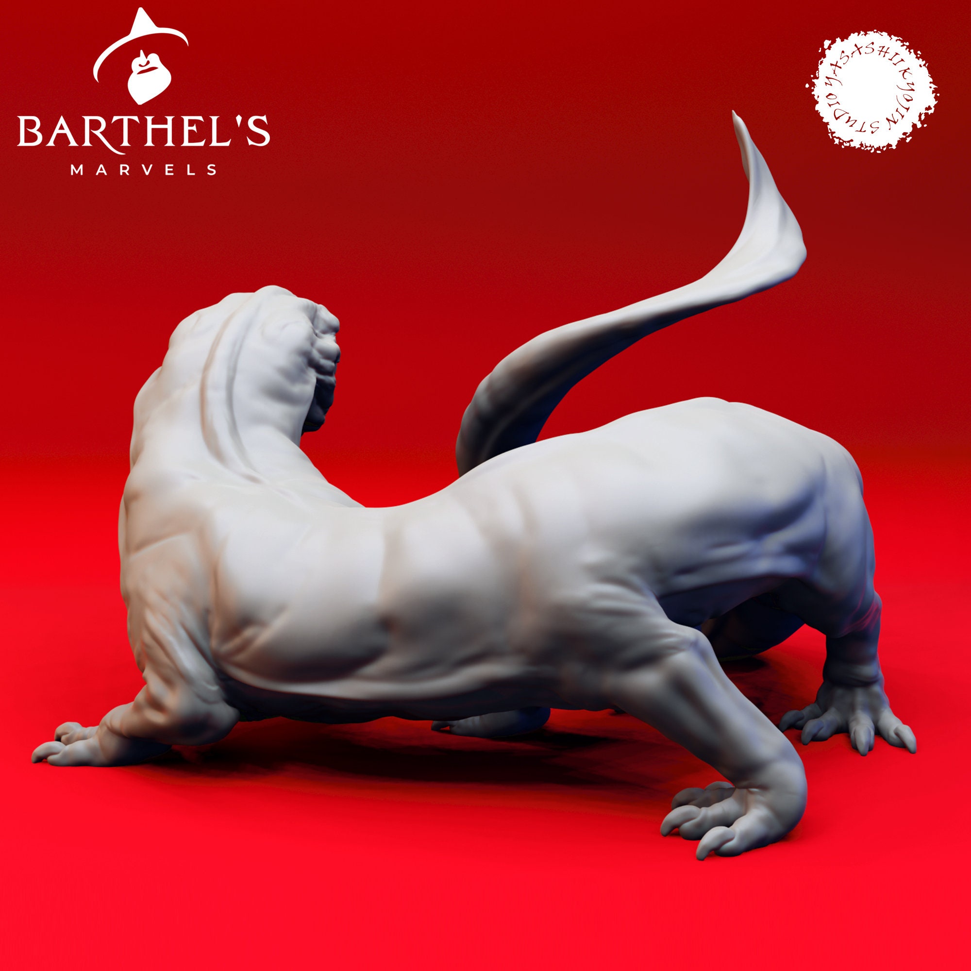 Frost Salamander - Yasashii Kyojin Studio - Resin Printed Mini for ...