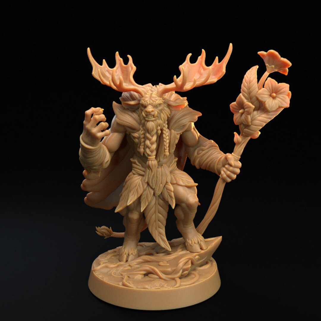 Forestfolk Druid - - Fae Petal Courts - - Dragon Trappers Lodge - 3d ...