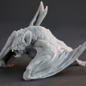 Dire Bat Yasashii Kyojin Studio Resin Printed Mini for Tabletop Gaming ...