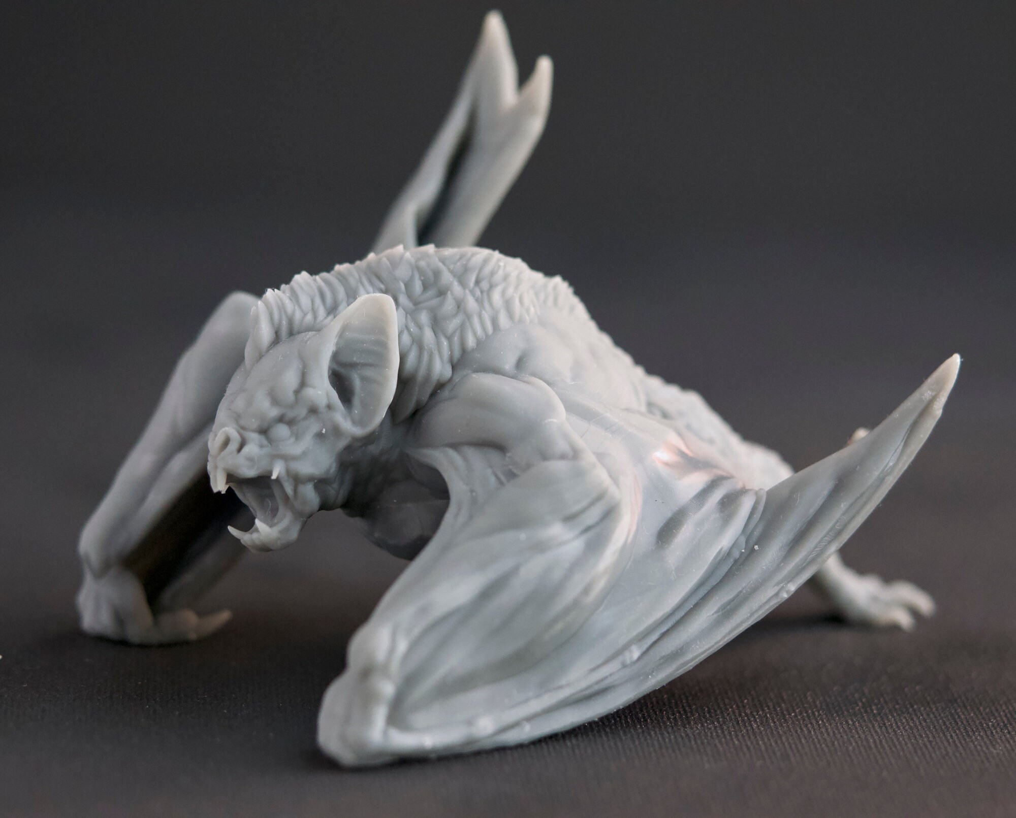 Dire Bat Yasashii Kyojin Studio Resin Printed Mini for - Etsy