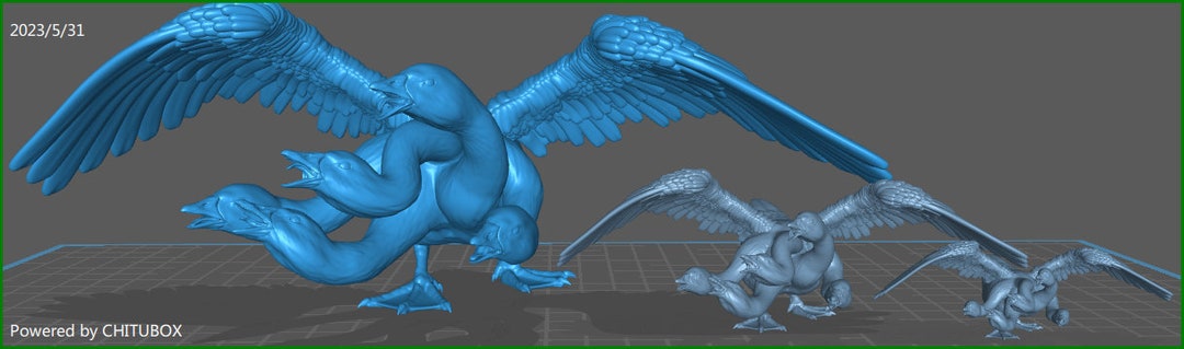 Mega Goose Hydra - Yasashii Kyojin Studio - Large Scale 3d Print for ...