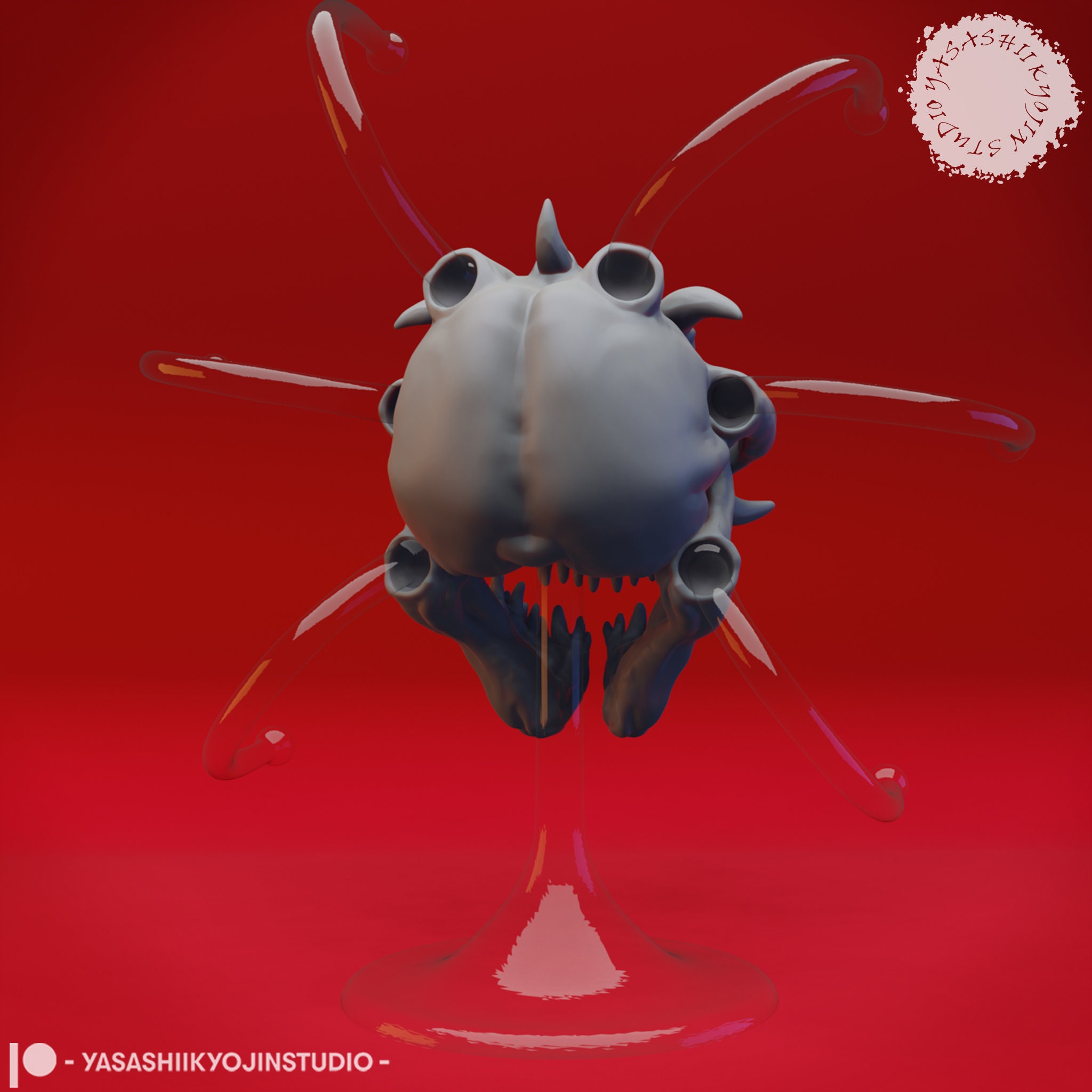 Death Tyrant Yasashii Kyojin Studio Resin Printed Mini for - Etsy