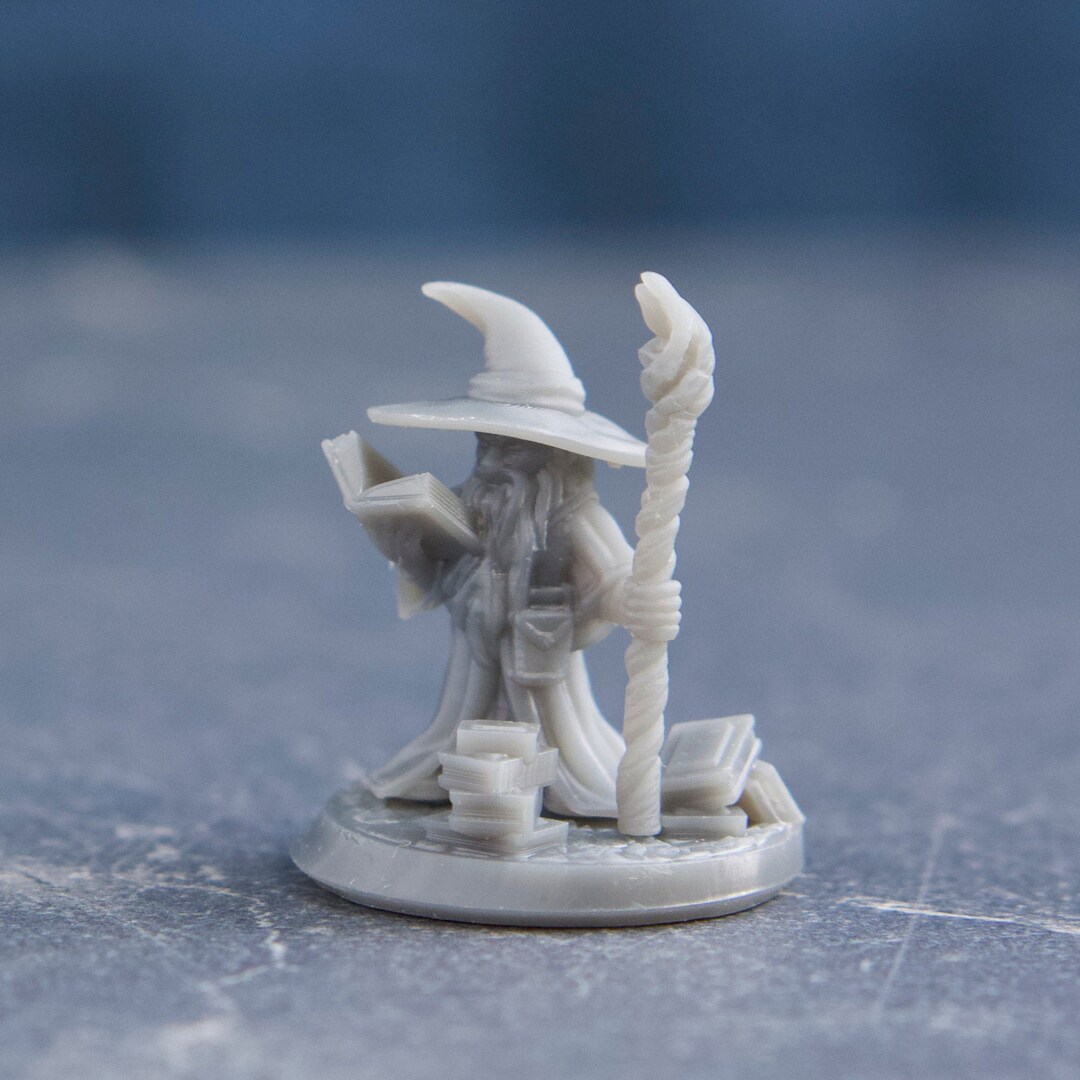 Gnome Wizard-gnomish Adventures-resin Printed Miniature for Tabletop ...