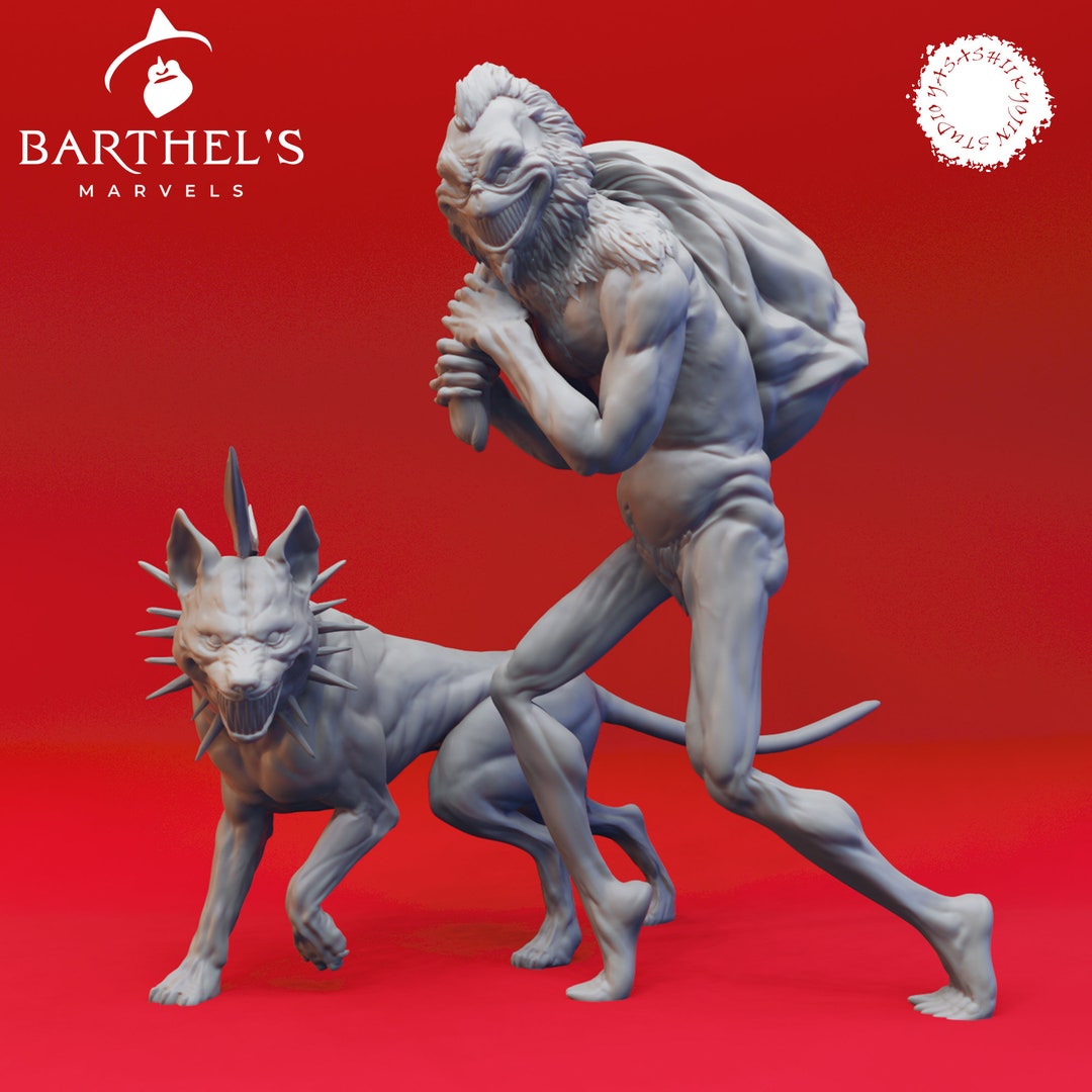 Grynch and Maxx - Yasashii Kyojin Studios - 3D Printed Resin Miniature ...