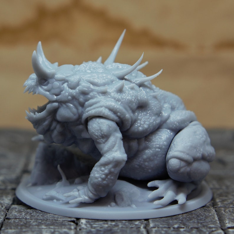 Giant Toad Lord of the Print Resin Printed Miniature for - Etsy