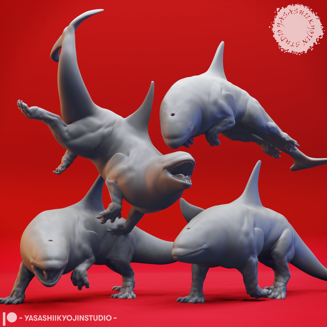 Akhlut - Yasashii Kyojin Studio - Resin Printed Mini for Tabletop ...