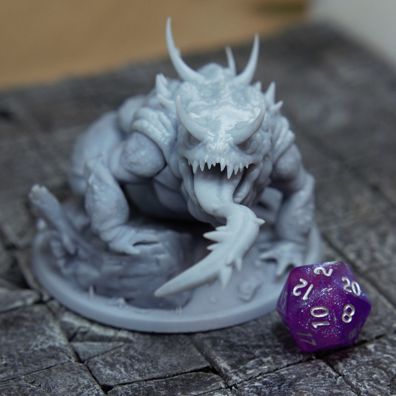 Giant Toad Lord of the Print Resin Printed Miniature for - Etsy