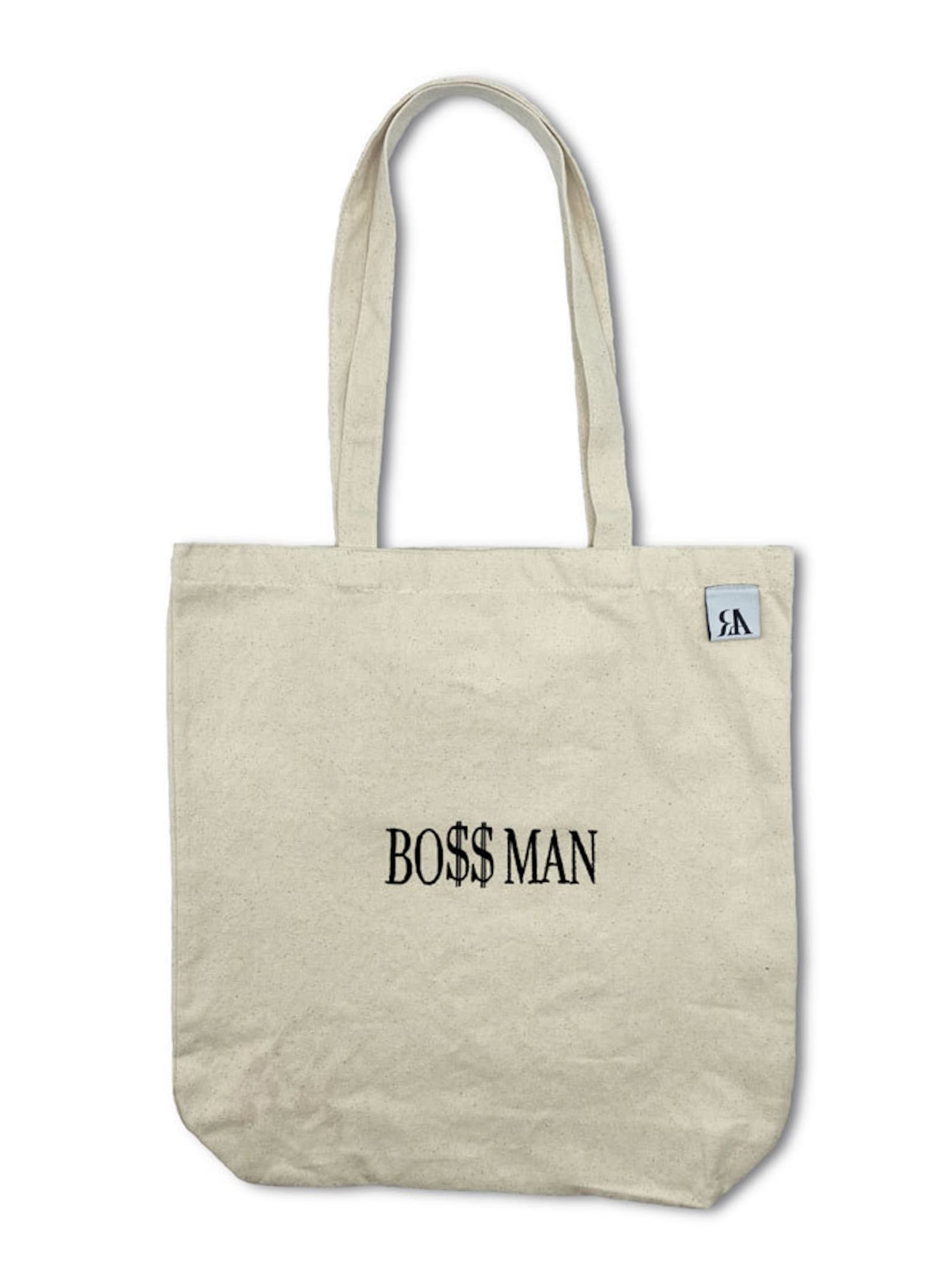 Embroidered BOSS MAN Cotton Tote Bag - Etsy