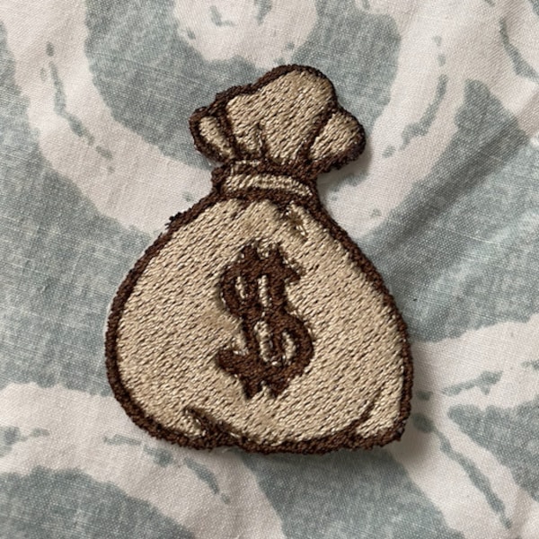 Money Bag Patch - Etsy