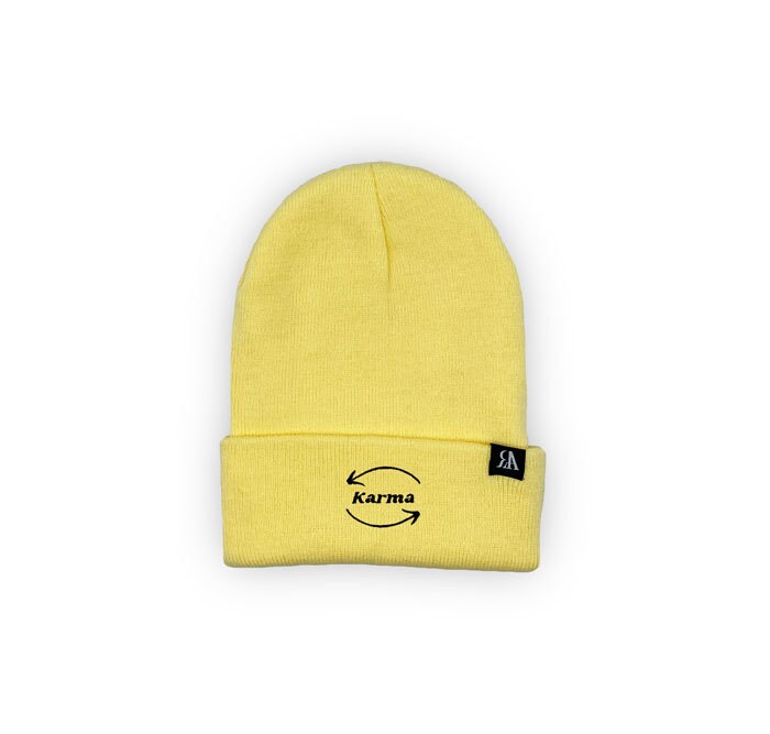 Karma Beanie Hat / Tuque Multiple Colours Available - Etsy