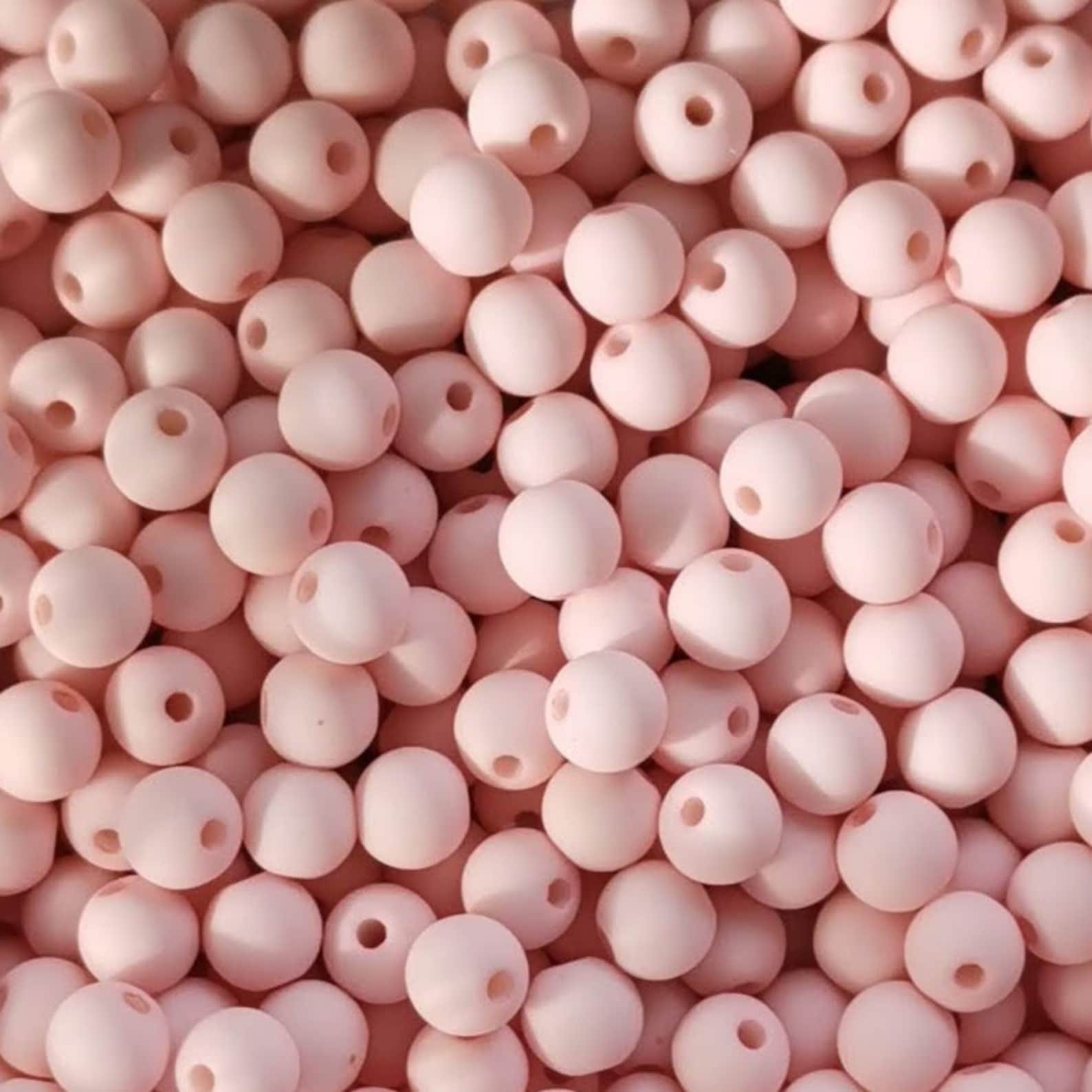 Acrylperlen Ø 6 mm 100 Stück matt Farbwahl MiPerla - Etsy