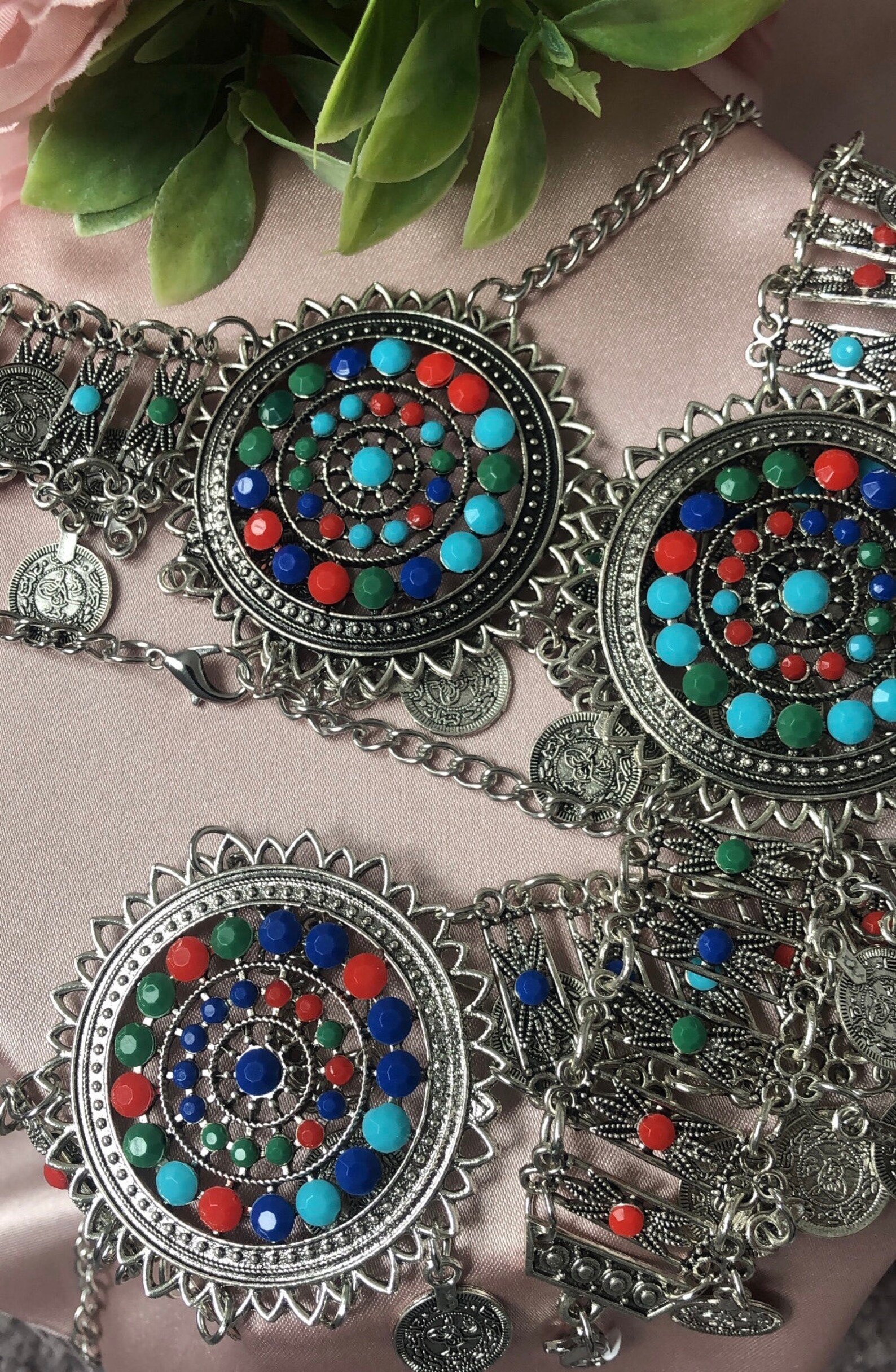 Gold / Silver Afghan Jewelry Set - Etsy