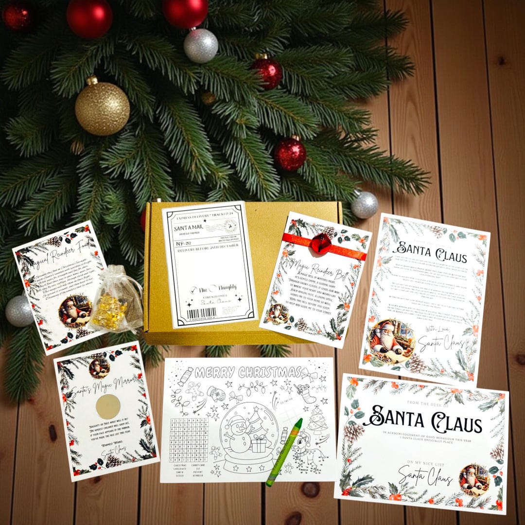 A5 Christmas Box, Letter, Reindeer Food, Magic Mirror - Etsy