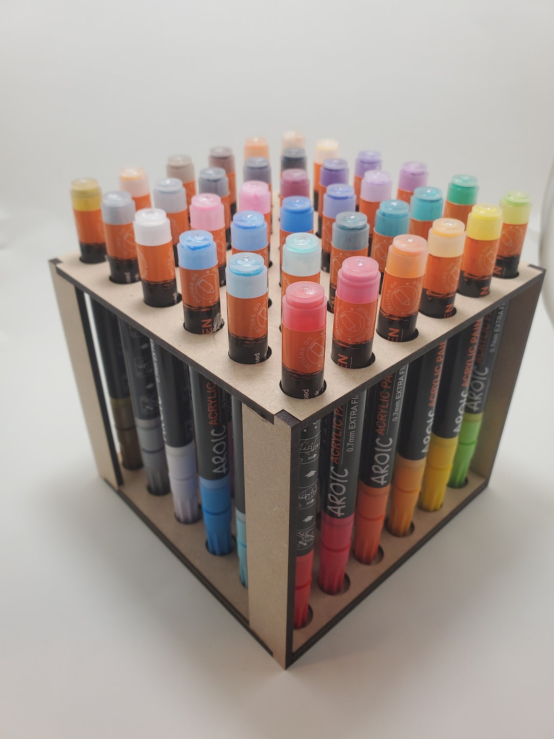 36 Pens Digital SVG & PDF File for Acrylic Marker Pen Holder/stand - Etsy