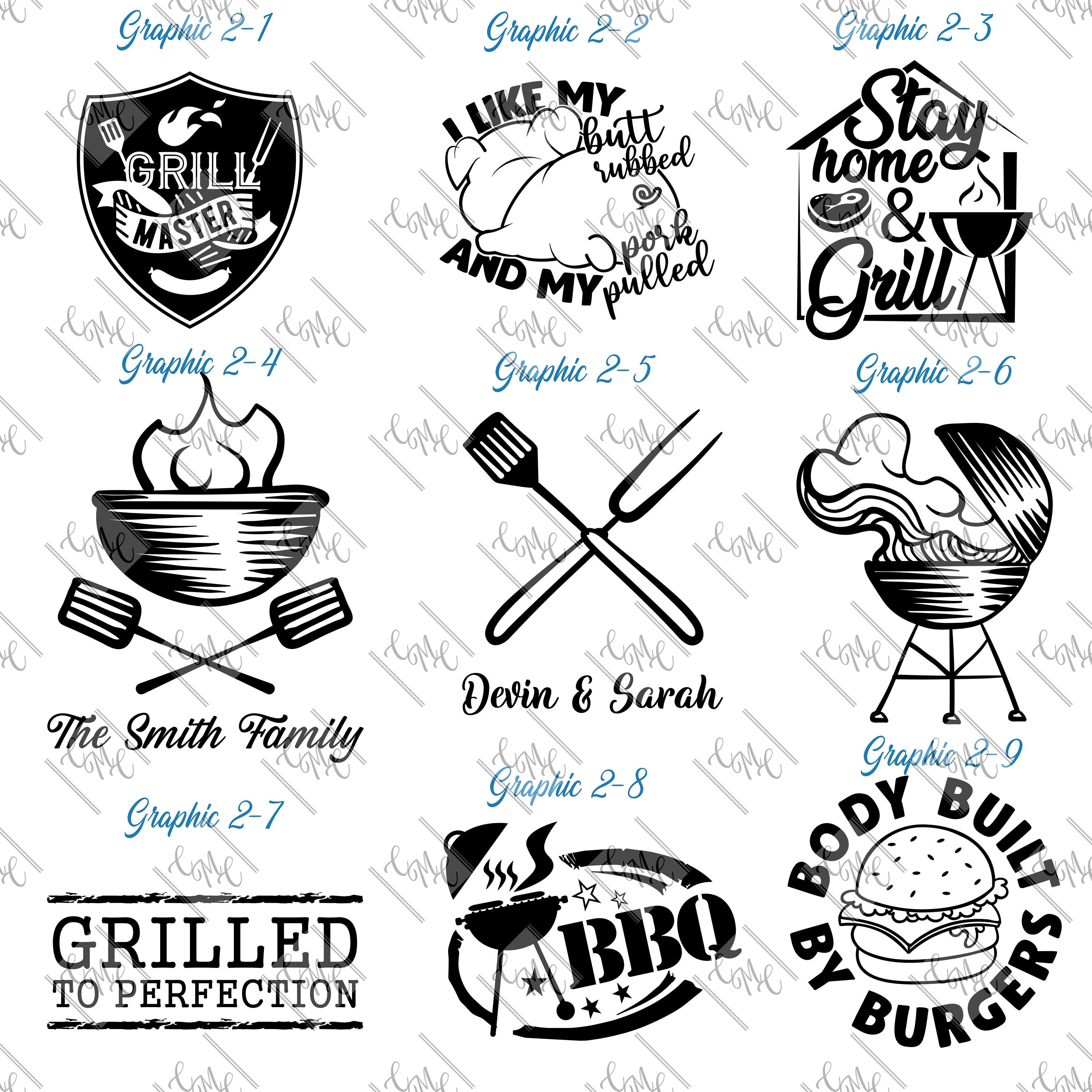 Custom/personalized Laser Engraved BBQ Set Made From Bamboo | Etsy