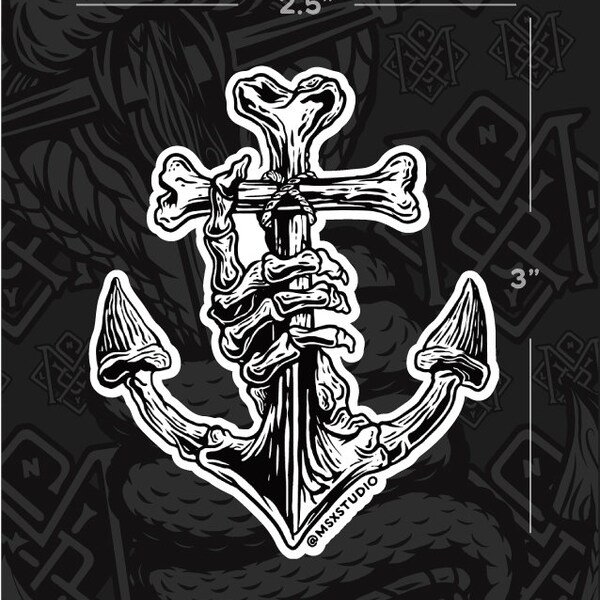 Anchor Sticker - Etsy