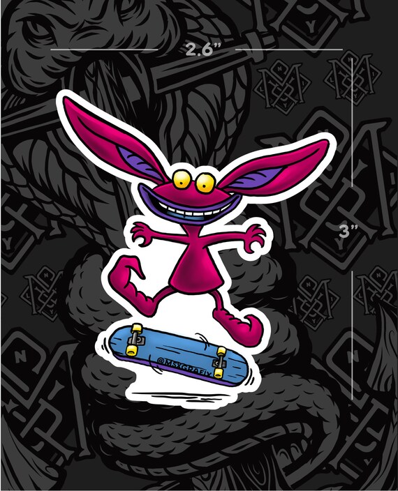 Ickis Flip Ahhh Real Monsters Decal Skateboarding - Etsy