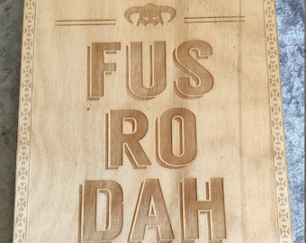 Fus Ro Dah Skyrim - Etsy