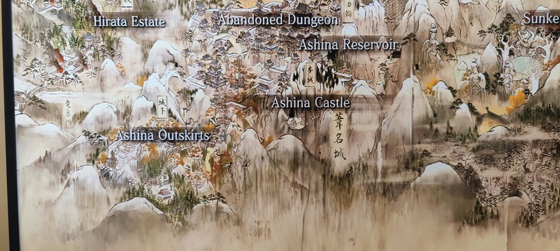 High Quality Map From Sekiro: Shadows Die Twice - Etsy