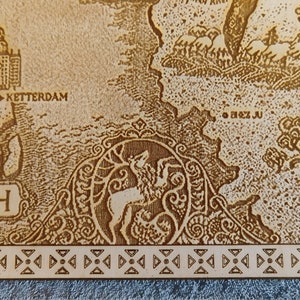 Laser Engraved Grishaverse World Map From the Grisha Universe - Etsy UK
