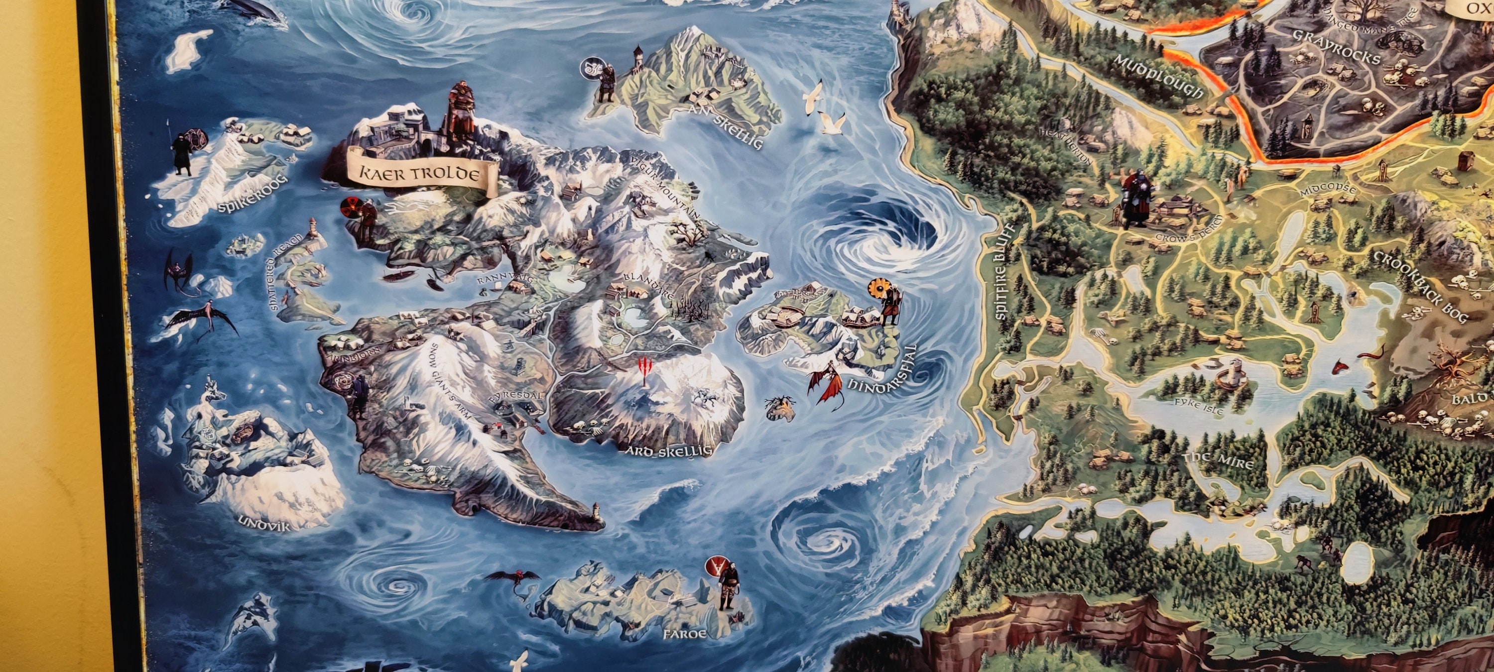 High Quality Map of the Northern Realms the Witcher 3 Wild - Etsy UK
