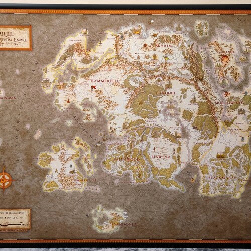 Faerun Map From Forgotten Realms Poster - Etsy