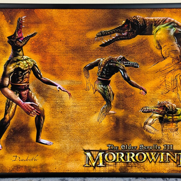 Elder Scrolls Poster - Etsy