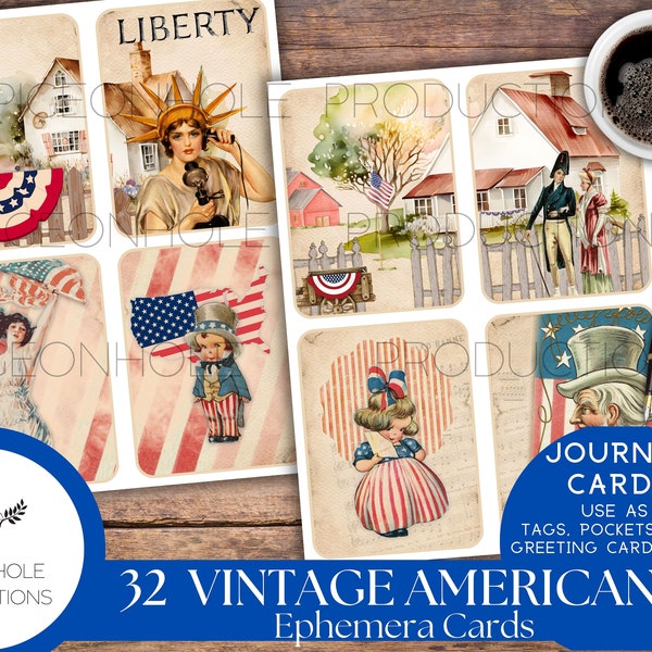 Americana Card - Etsy