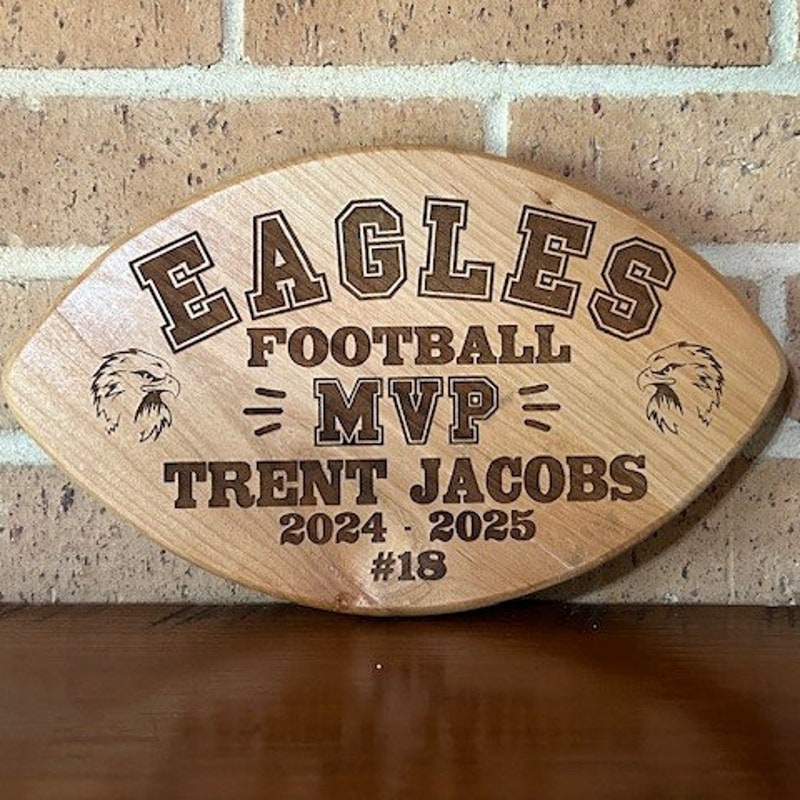 Football Plaque - Etsy
