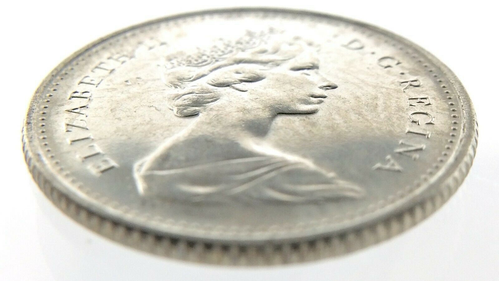 1977 Canada 10 Cents Dime Canadian Uncirculated Elizabeth II Coin Fresh ...