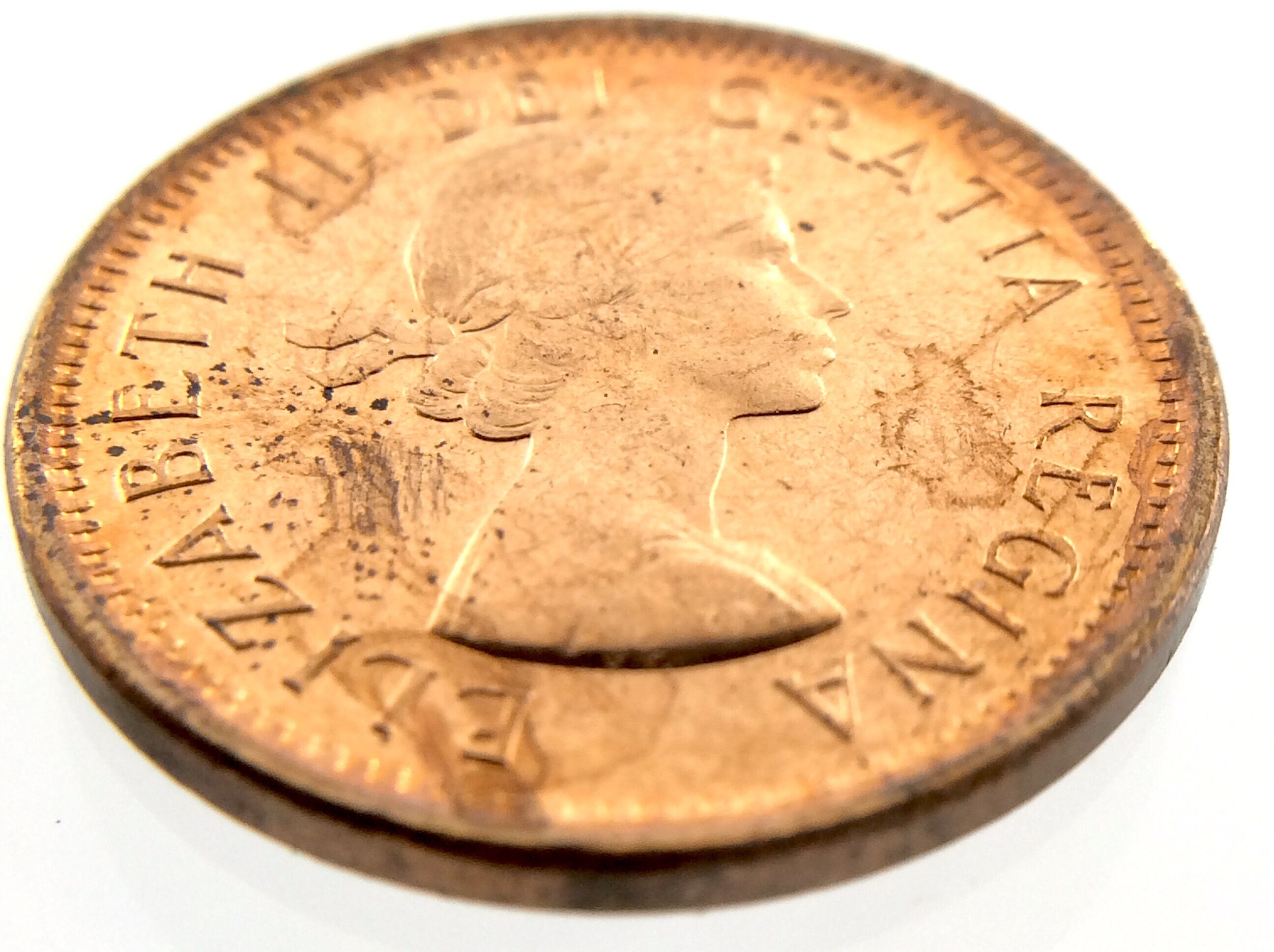 1963 Canada One 1 Cent Copper Penny Uncirculated Canadian Coin Fresh ...