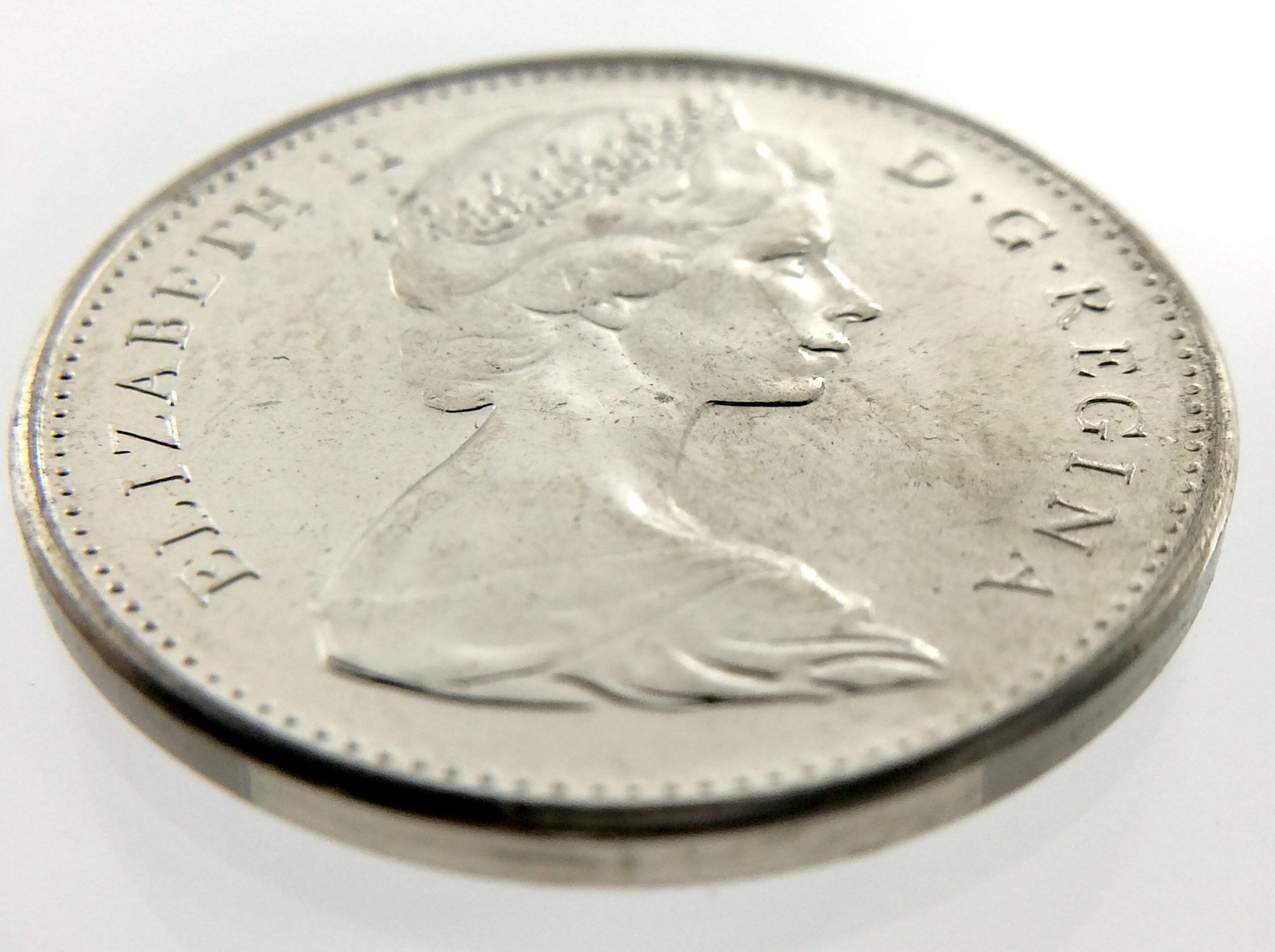 1967 Canada Five 5 Cents Nickel Uncirculated Canadian Coin Fresh From ...