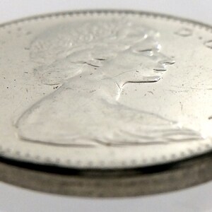1968 Canada Five 5 Cents Nickel Uncirculated New Canadian Coin New ...