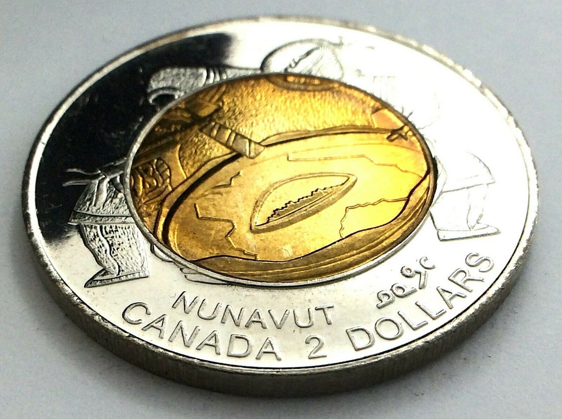 1999 Canada 2 Two Dollar Toonie Canadian Brilliant Uncirculated Coin ...