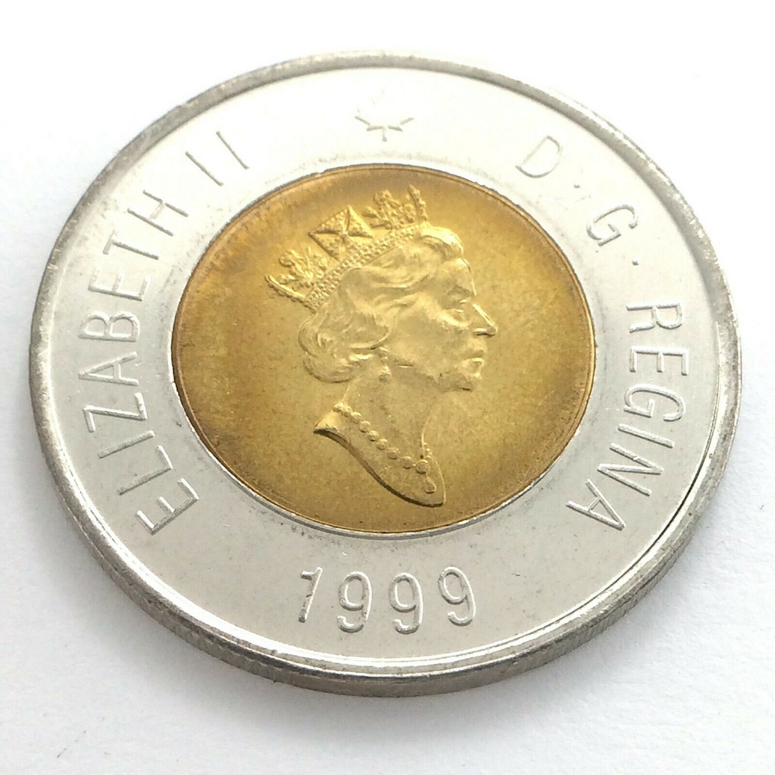 1999 Canada 2 Two Dollar Toonie Canadian Brilliant Uncirculated Coin ...